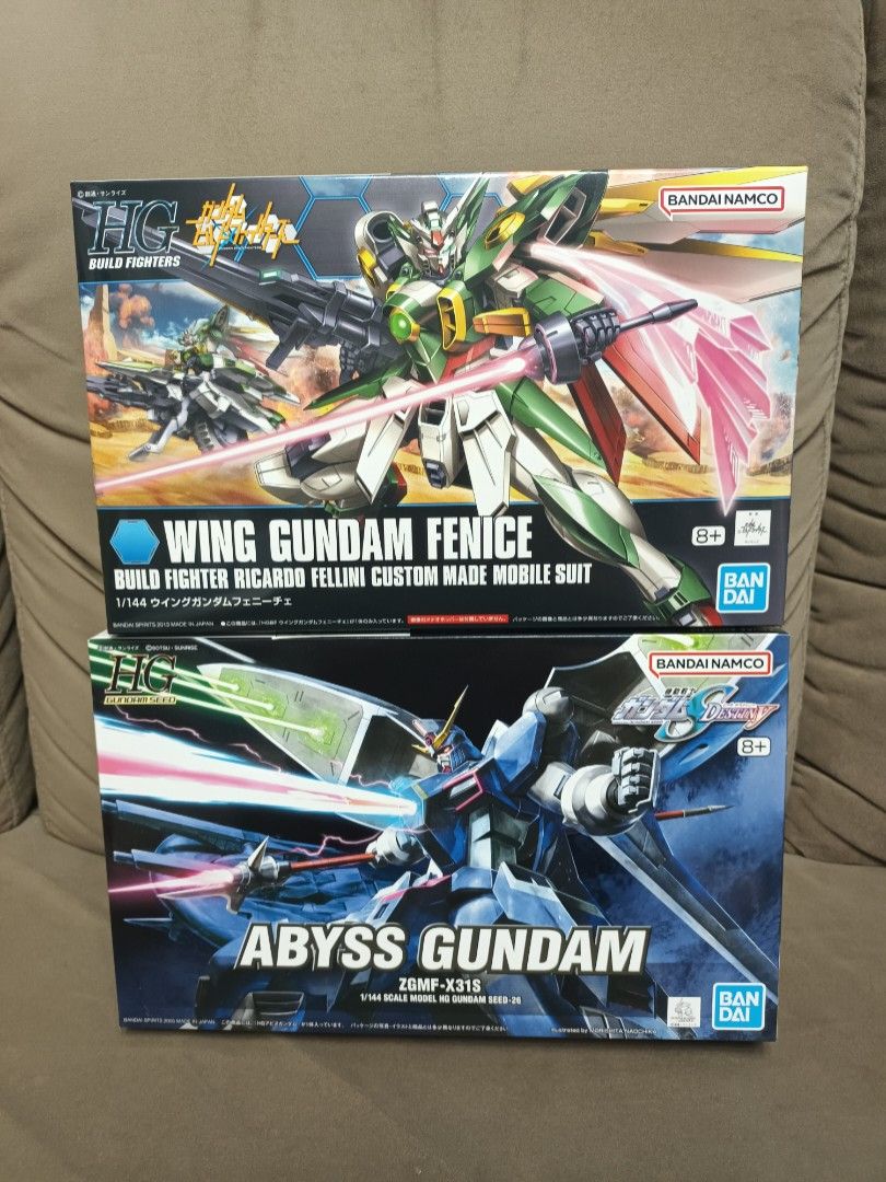 高達模型 HG 1/144 GUNDAM HGUC HGBF BUILD FIGHTER GUNDAM SEED FREEDOM WING GUNDAM FENICE ABYSS GUNDAM ...