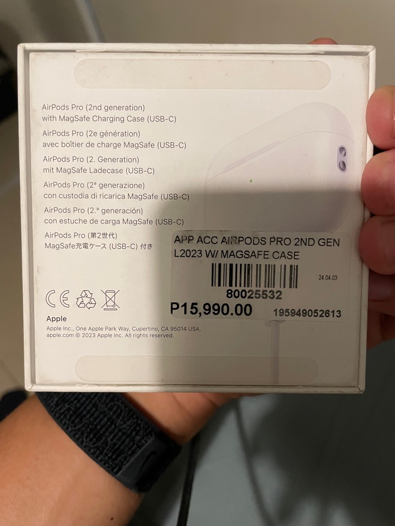 Apple Airpods Pro 2 USB-C 100% Original with Price Tag, Audio, Headphones & Headsets on Carousell