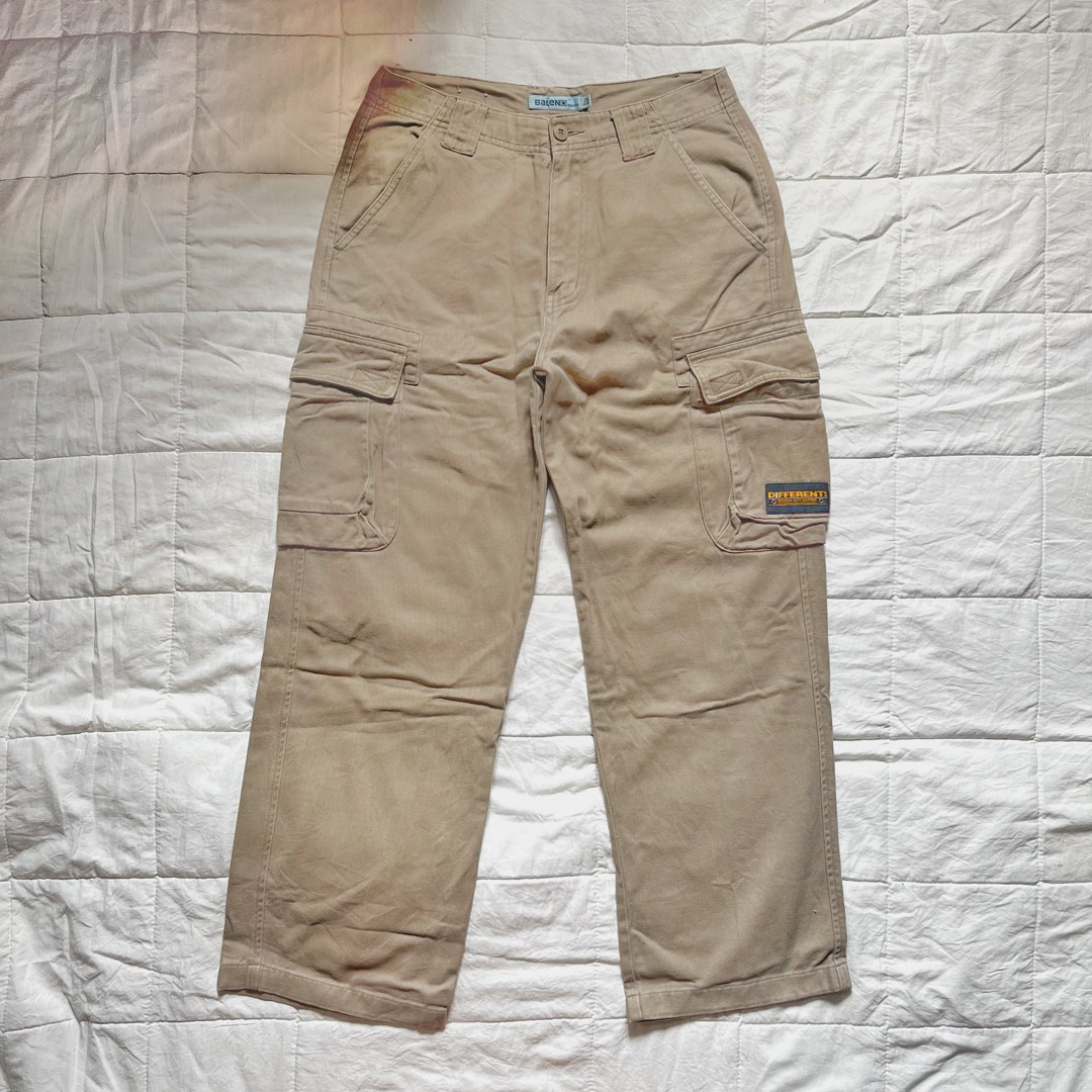 Baleno brown cargo pants, Men's Fashion, Bottoms, Trousers on Carousell