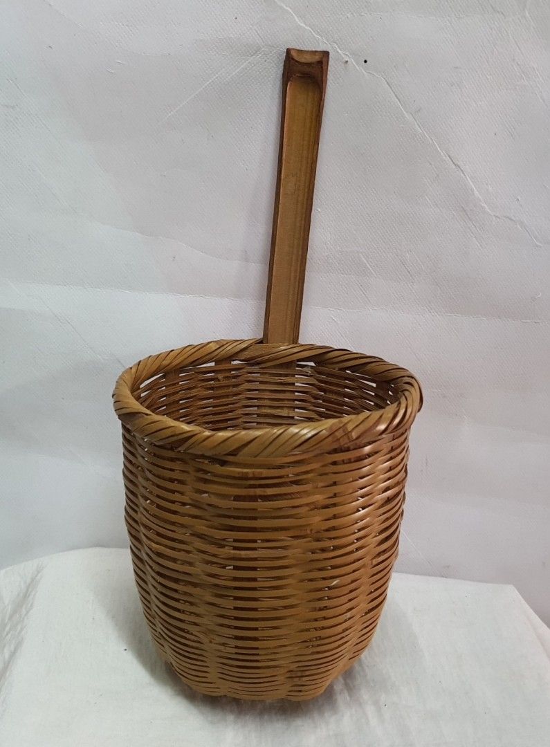 Bamboo Woven Colander Skimmer Bamboo Colander Oil Strainer Bamboo ...
