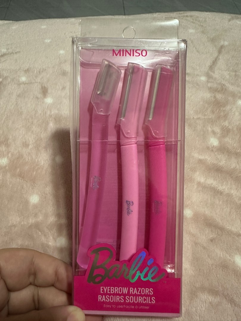 BARBIE MINISO EYEBROW SHAVER, Beauty & Personal Care, Face, Face Care ...