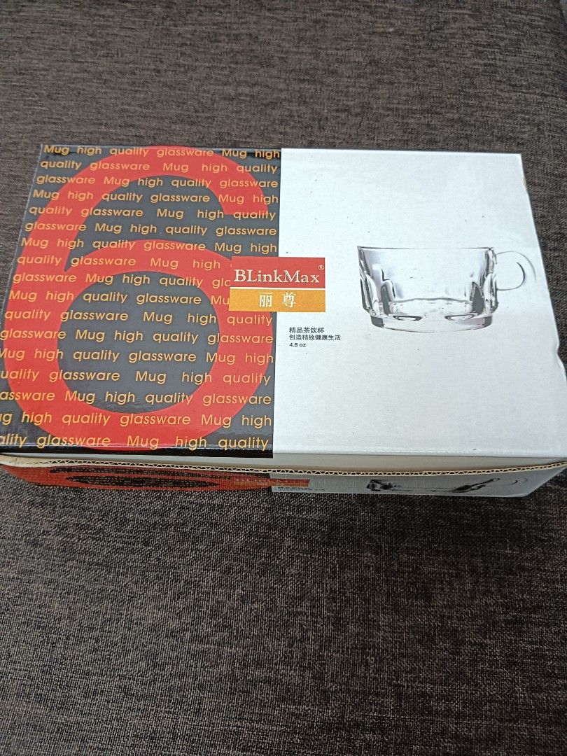 Blinkmax Glass Tea & Coffee Cup 3 box-60pcs, Furniture & Home Living ...