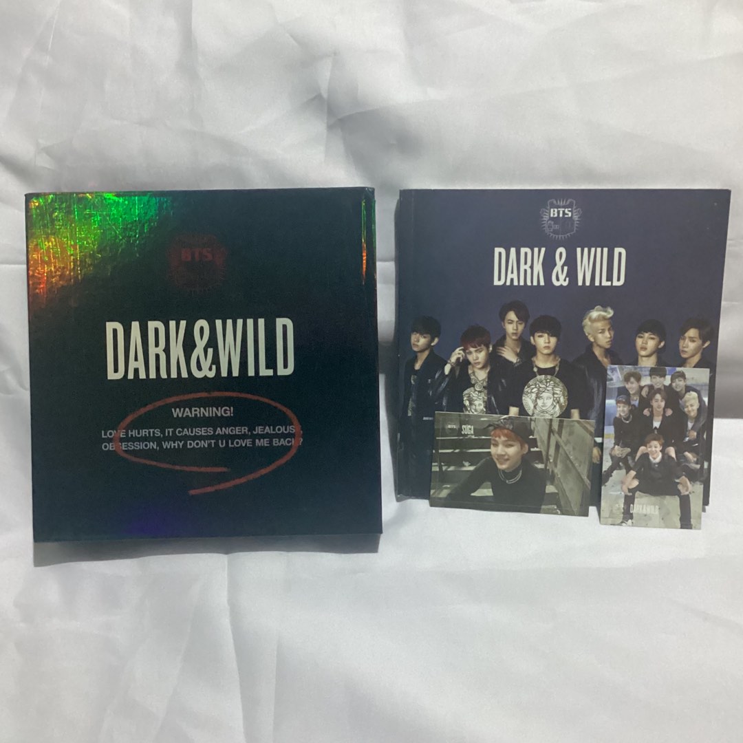 BTS - Dark & Wild Album with Photocards, Hobbies & Toys, Music & Media ...