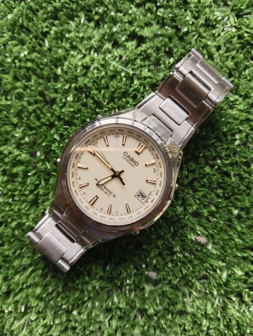 casio lineage solar watch, Men's Fashion, Watches & Accessories ...