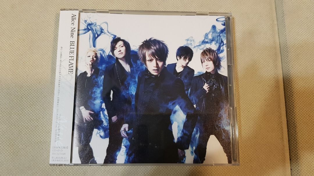[二手/日版單曲/CD+DVD] Alice Nine 愛麗絲九號 A9 Blue Flame, 書籍、休閒與玩具, 樂器、音樂相關, CD ...