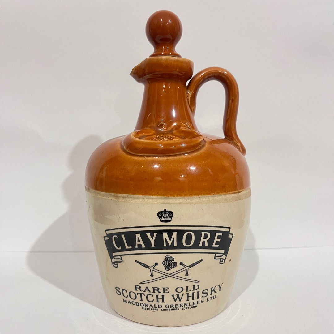 Claymore Rare Old Scotch Whisky Jug Crock Jar Stoneware Bottle Decanter ...