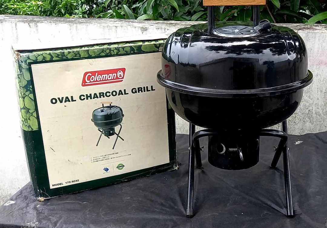Coleman OVal Charcoal Grill, Sports Equipment, Hiking & Camping on ...