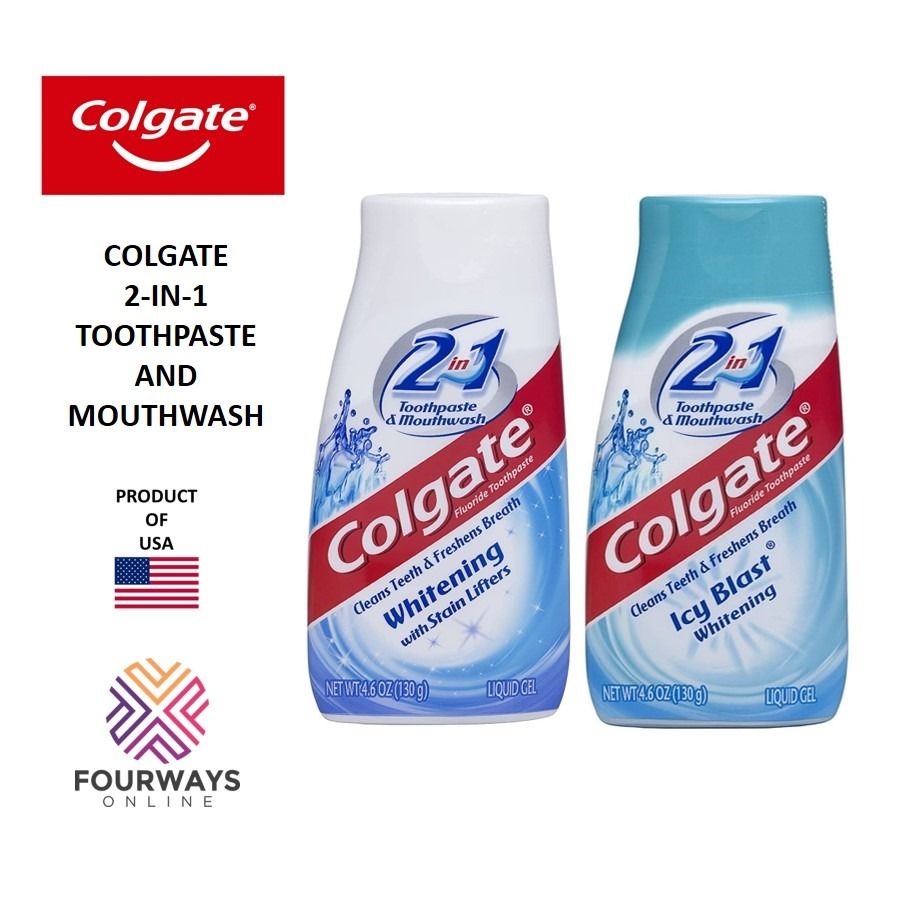 Colgate 2 in 1 Toothpaste and Mouthwash, Beauty & Personal Care, Oral ...