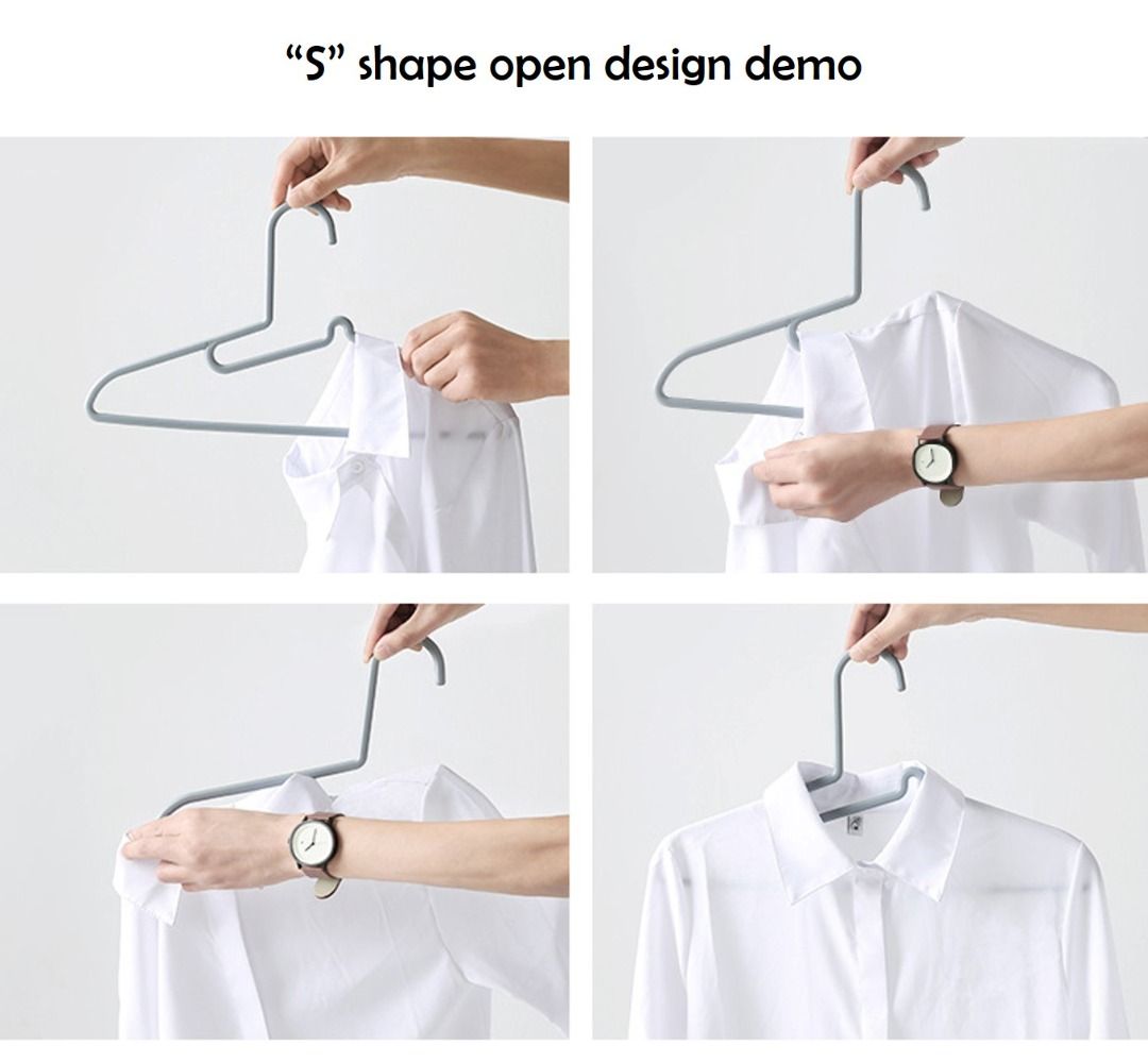 Collar Damage Free Protect Clothes Hanger small collar hangers anti ...