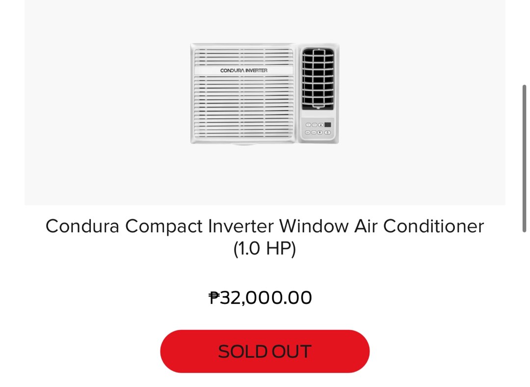 Condura inverter, TV & Home Appliances, Other Home Appliances on Carousell