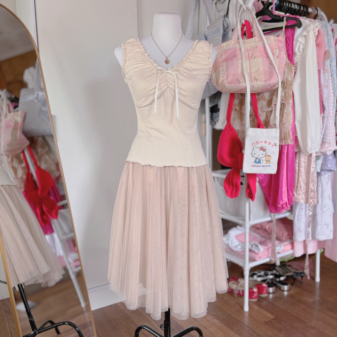 coquette dainty princess milkmaid mori kei sawako fatal frame tops and ...