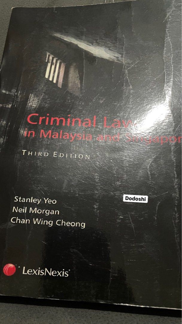 Criminal Law 3rd Edition, Hobbies & Toys, Books & Magazines, Textbooks ...