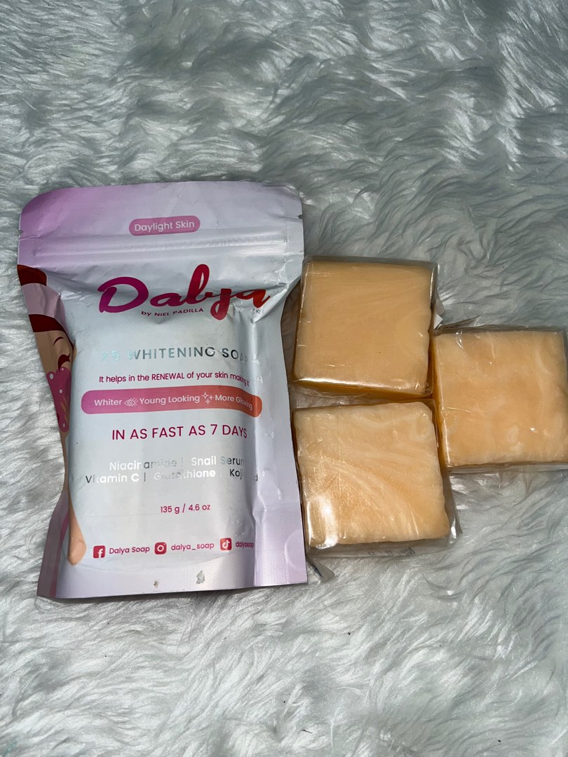 Dalya x5 whitening soap with glass skin soap, Beauty & Personal Care ...