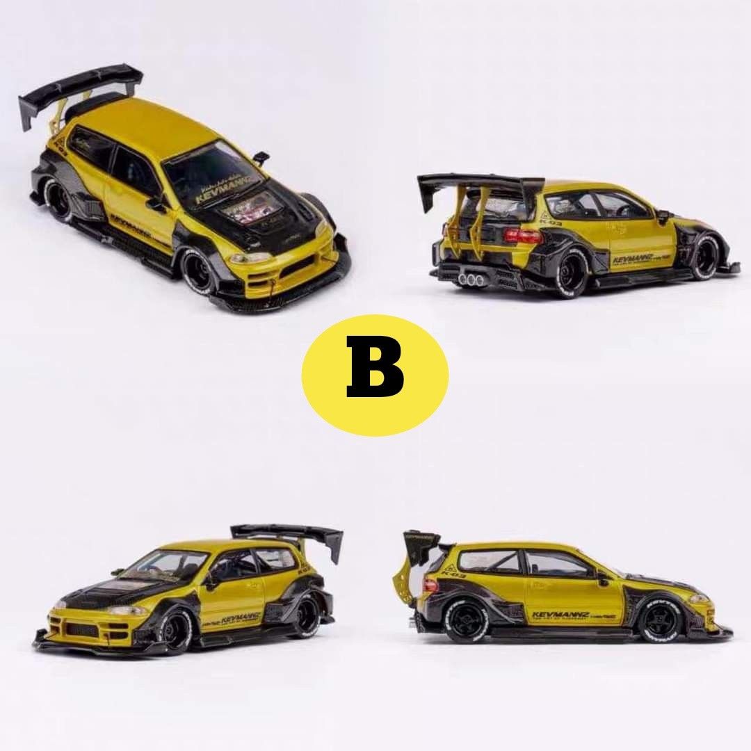 DCM kevmannz GT Body Kit Civic EG Ver.2 1/64, 興趣及遊戲, 玩具 & 遊戲類 - Carousell