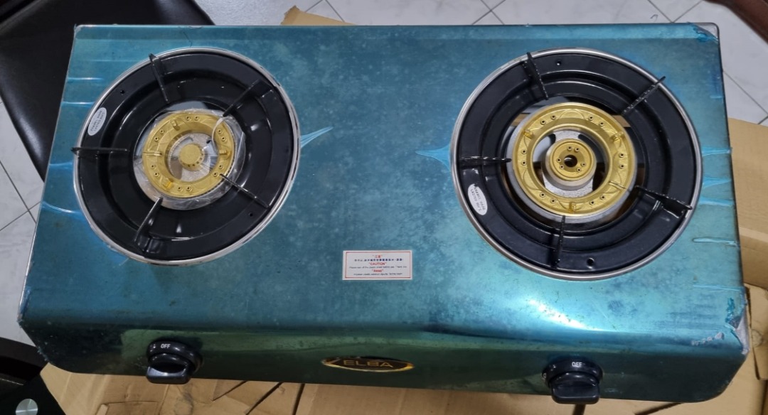 ELBA 2 Burner Table-top Gas Stove, TV & Home Appliances, Kitchen ...