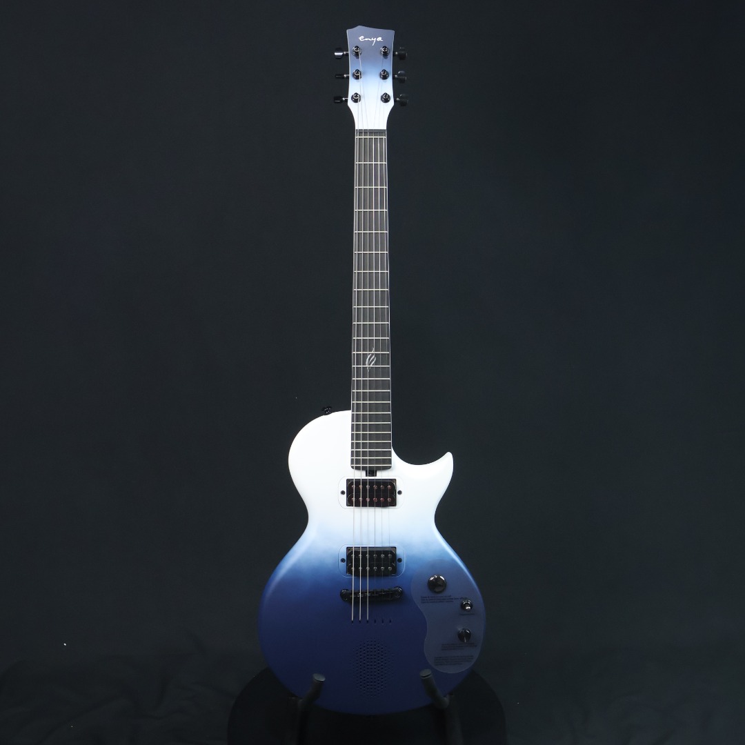 Enya Nova Go Sonic Carbon Fiber composite Electric Guitar with Built In Speaker - Ocean Blue ...