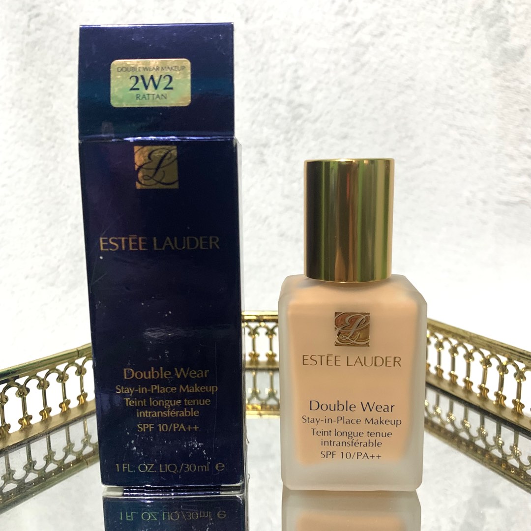 ESTEE LAUDER Double Wear Stay-in-Place Foundation - 2W2 Rattan, Beauty ...