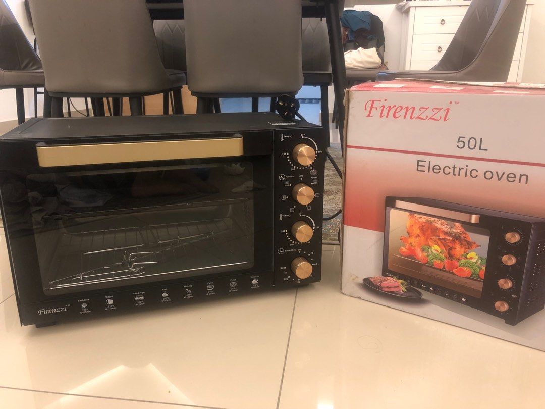 Firenzzi 50L Electric Oven, TV & Home Appliances, Kitchen Appliances ...