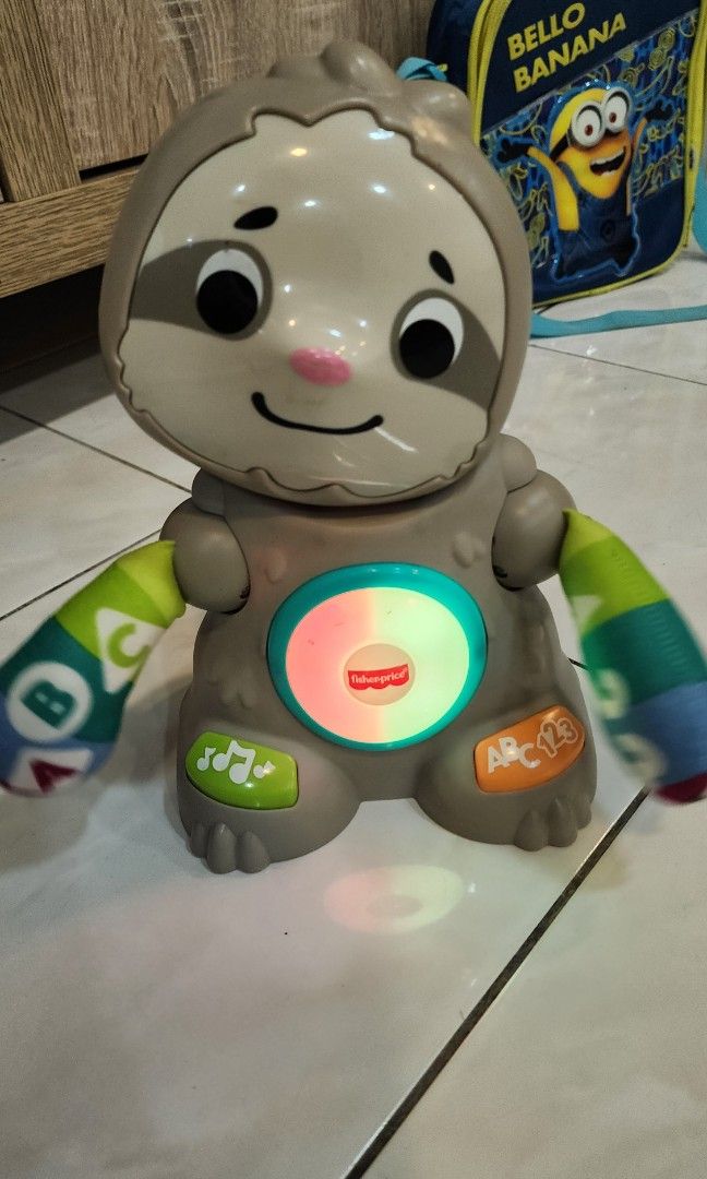 Fisher-Price Linkimals Cool Beats sloth Musical Infant Toy with Lights ...