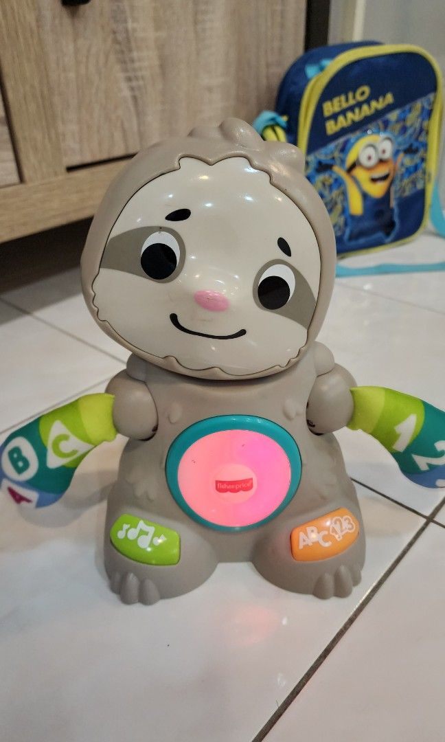Fisher-Price Linkimals Cool Beats sloth Musical Infant Toy with Lights ...