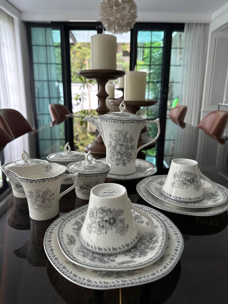Full set Luzerne tea set, Furniture & Home Living, Kitchenware ...