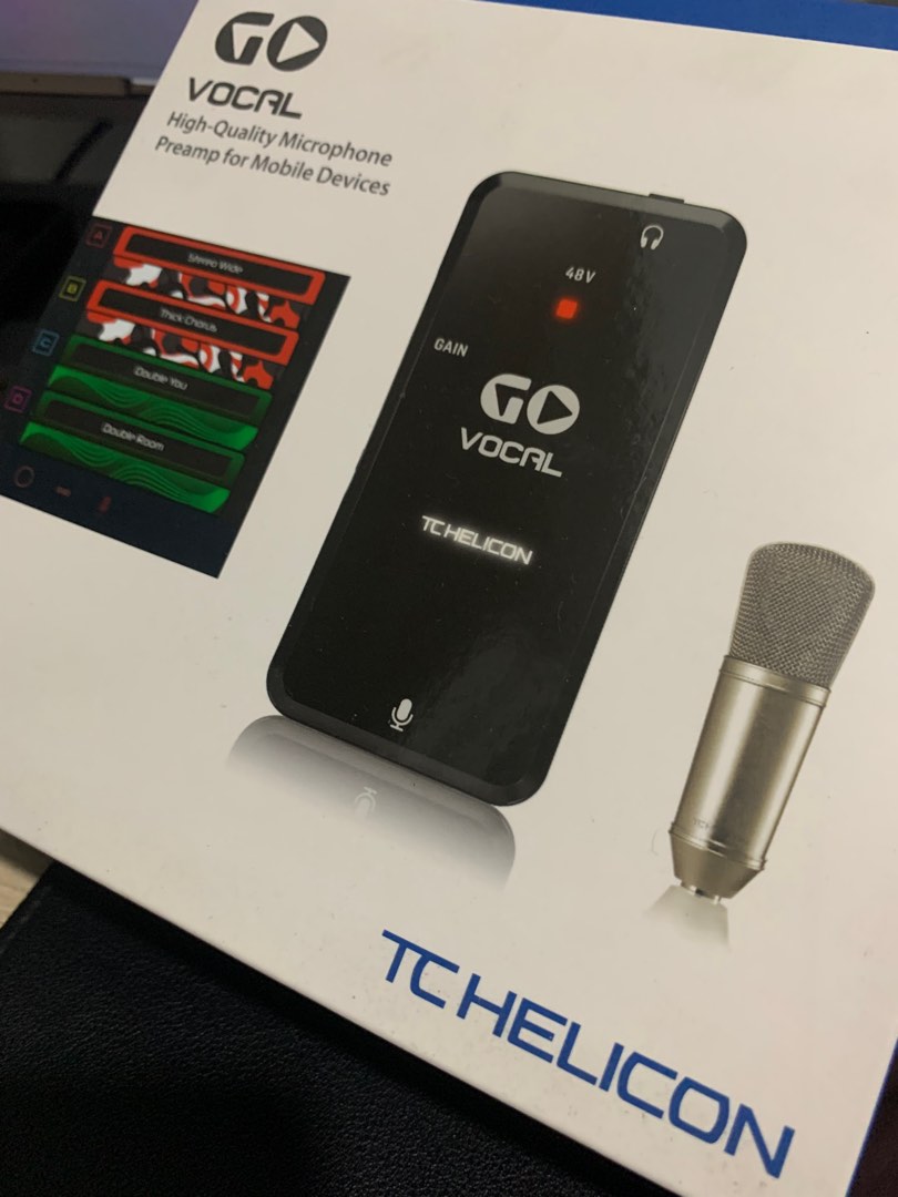 Go Vocal - High Quality Microphone Preamp for Mobile Devices, Audio ...