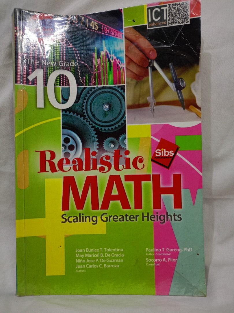 Grade 10 Book Realistic Math, Hobbies & Toys, Books & Magazines ...