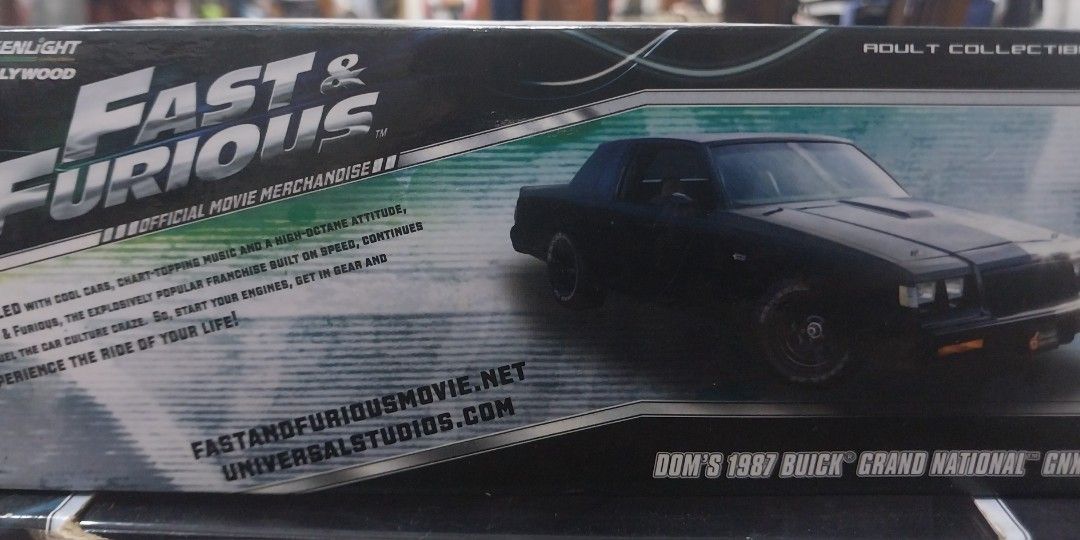 Greenlight fast % furious dom's 1987 Buick Grand National GNX, Hobbies ...