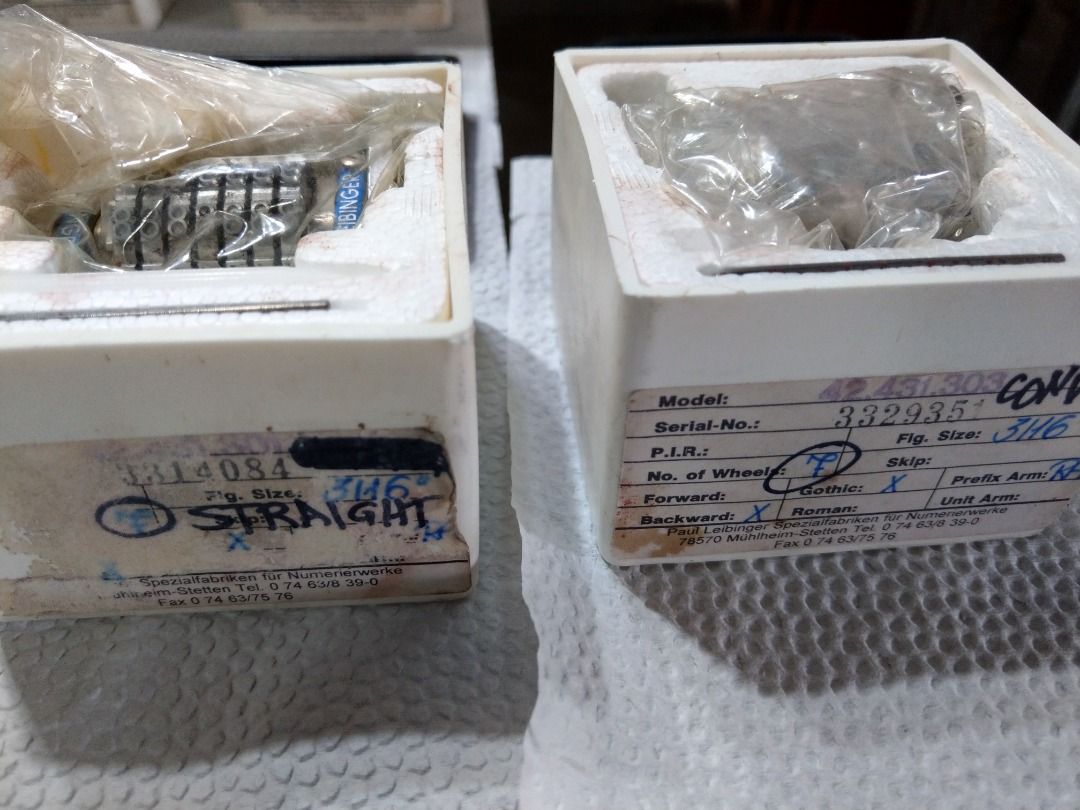 GTO Numbering Machine 7-Wheel/7 Digit & 9-Wheel / 9 Digit Rotary ...