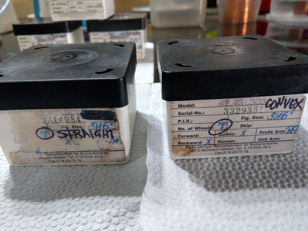 GTO Numbering Machine 7-Wheel/7 Digit & 9-Wheel / 9 Digit Rotary ...