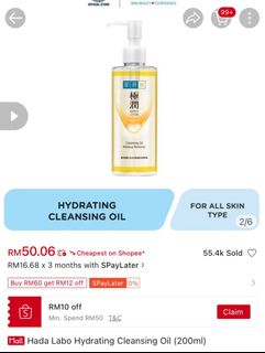 Hada labo Toner Hada labo Cleansing Oil Skin Aqua SPF50+ Brightening ...