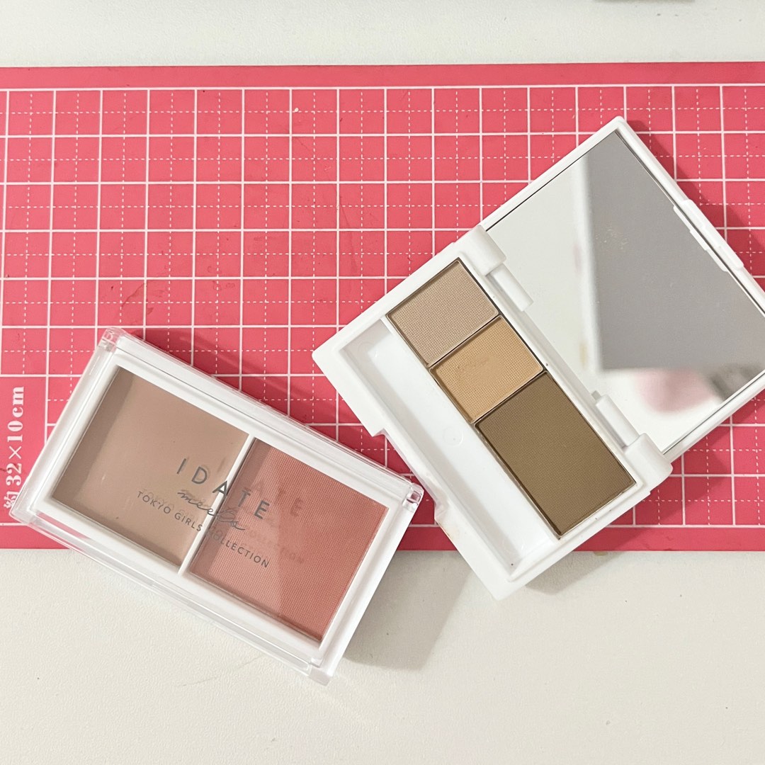 idate & ac makeup tokyo daiso japan blush contour eyeshadow eyebrow ...