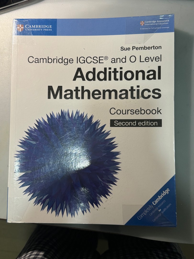 IGCSE Additional Mathematics textbook, Hobbies & Toys, Books ...