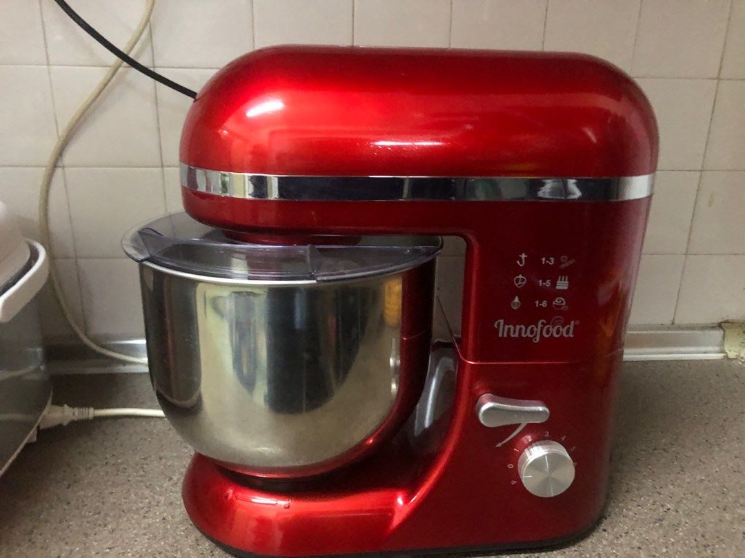 Innofood High Speed Power Stand Mixer - Red (6.5L/1300W) KT-609, TV & Home Appliances, Kitchen ...