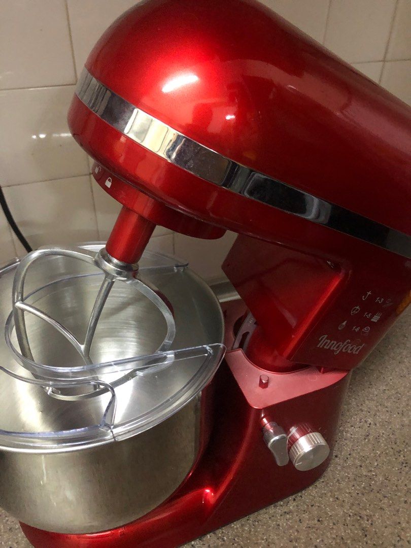 Innofood High Speed Power Stand Mixer - Red (6.5L/1300W) KT-609, TV & Home Appliances, Kitchen ...