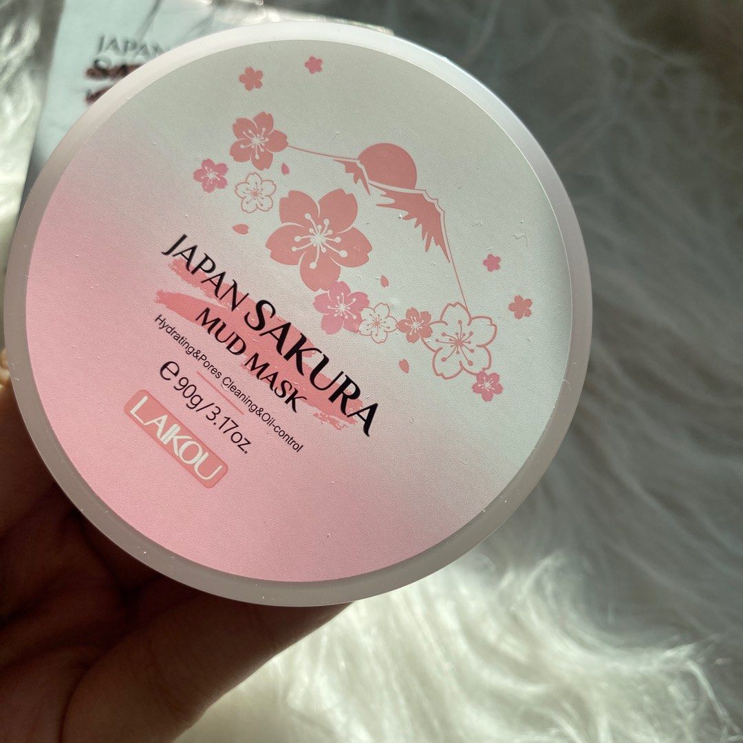 Japan Sakura Mud Mask, Beauty & Personal Care, Face, Face Care on Carousell