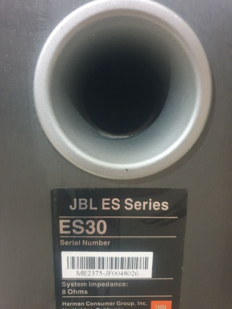 JBL ES 30 Bookshelf Big 3way Speaker Polk Infinity Bose KEF Klipsch ...