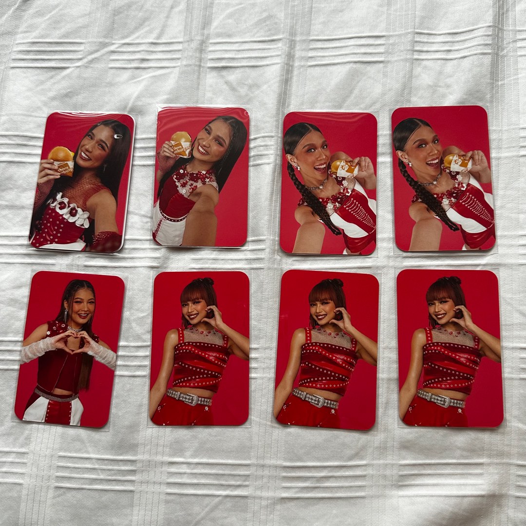 Jollibee x BINI Photocards (Jollibini), Hobbies & Toys, Memorabilia ...