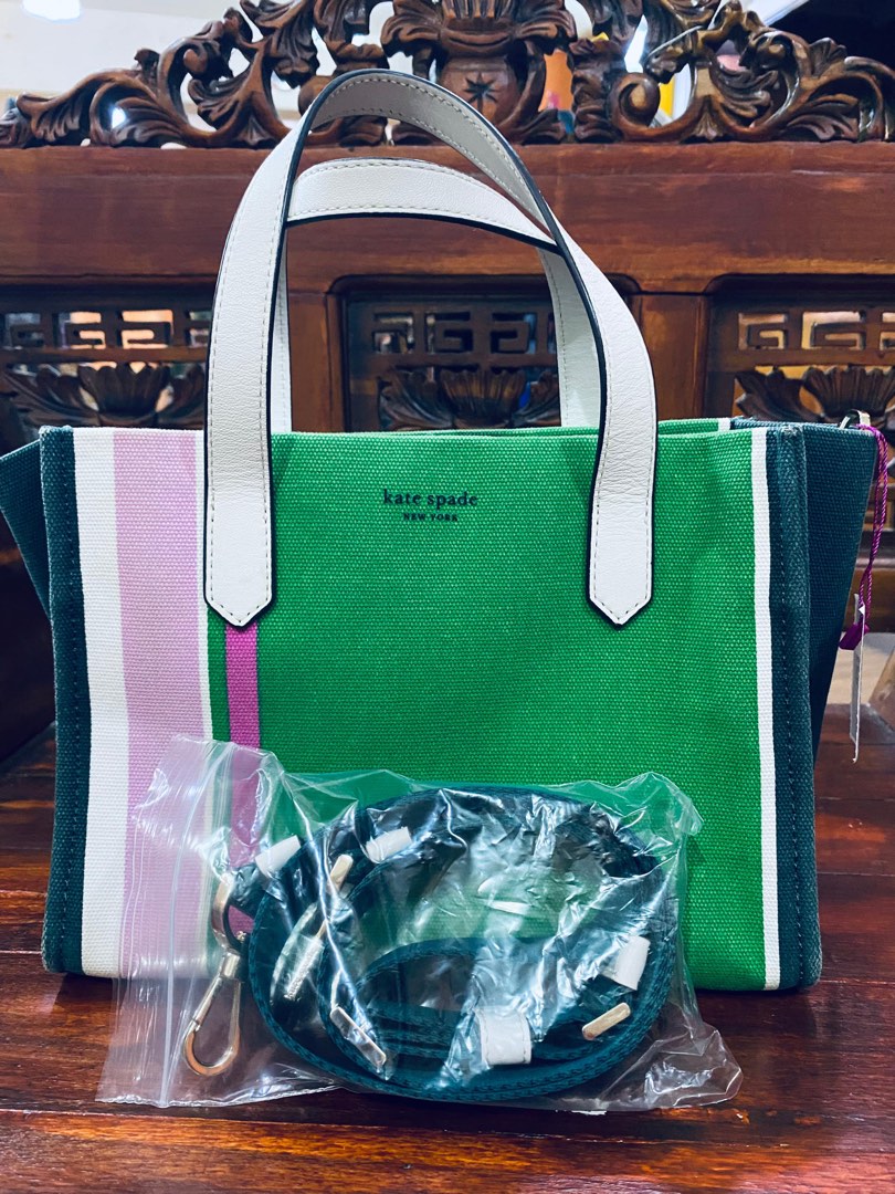 KATE SPADE GREEN LINE SHOULDER BAG 2 WAY, Women's Fashion, Bags ...