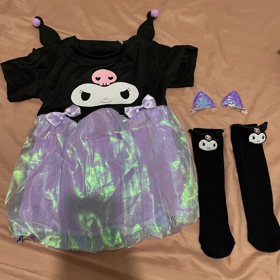 Kuromi set, Babies & Kids, Babies & Kids Fashion on Carousell