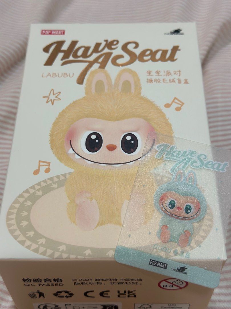 Labubu Have A Seat ( SOLD ) , Hobbies & Toys, Toys & Games on Carousell