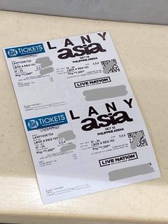 Lany Concert Tickets, Tickets & Vouchers, Event Tickets on Carousell