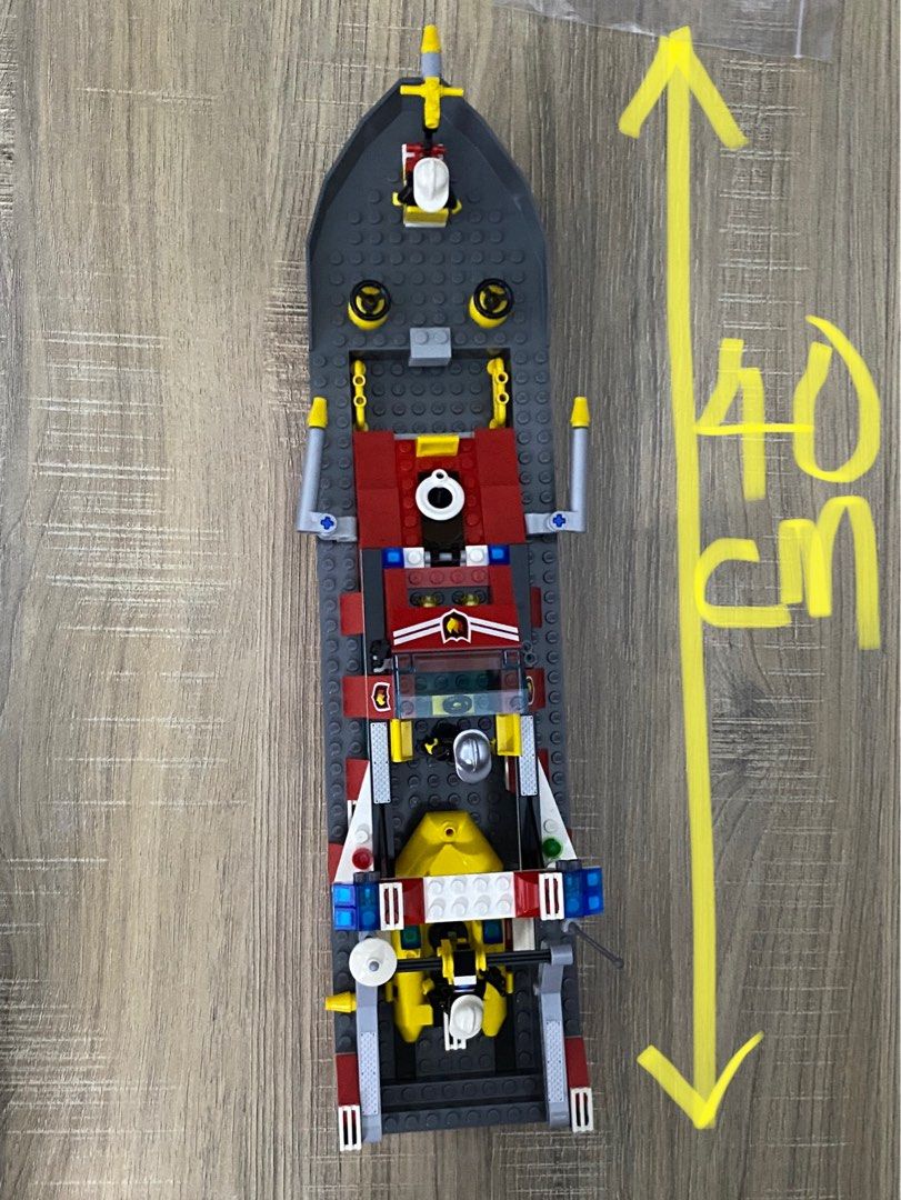 LEGO City Fire Boat set 7906(with box), Hobbies & Toys, Toys & Games on ...