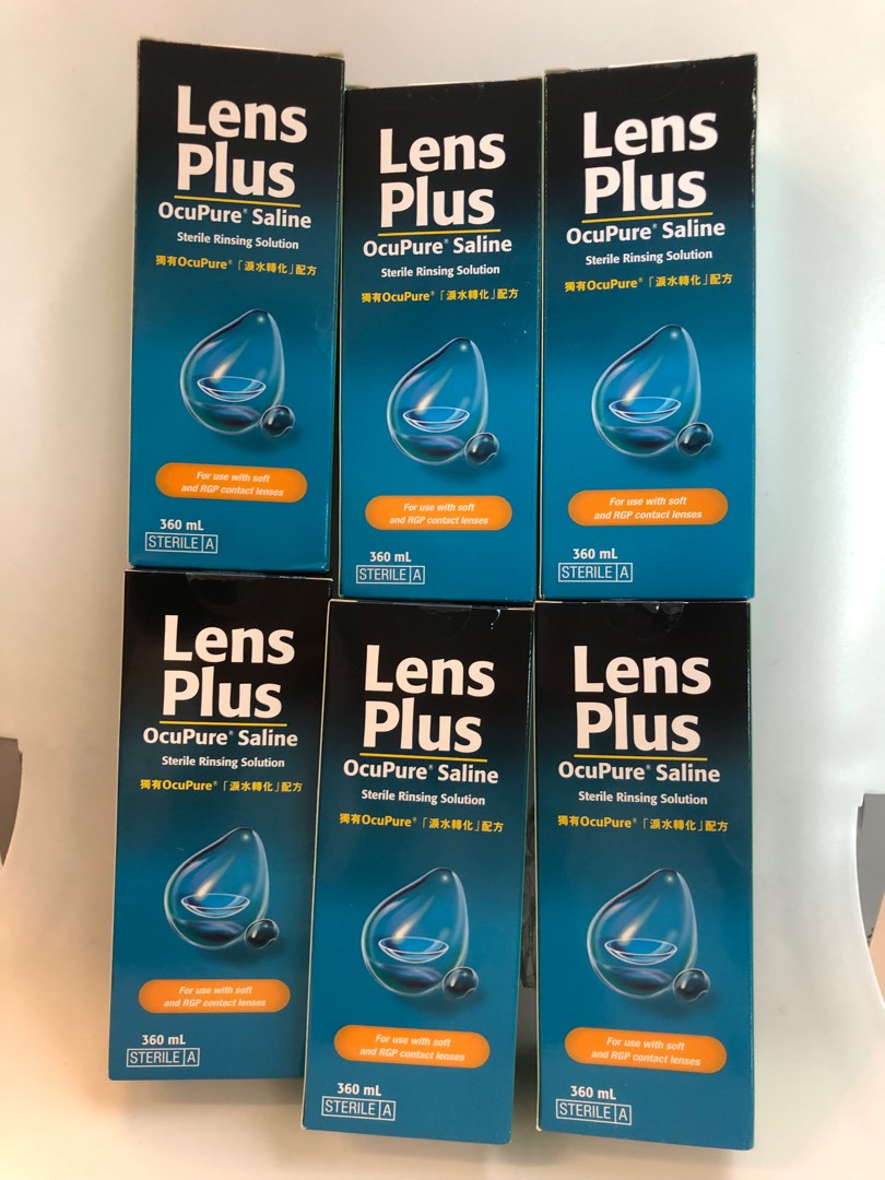Lens Plus OcuPure Saline Sterile Rinsing Solution, 美容＆個人護理, 健康及美容 - 眼部 ...