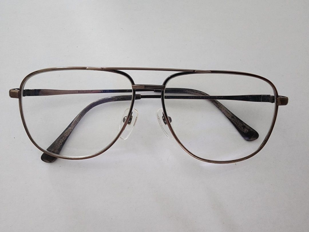Light adult titanium japan vintage aviator glass frame, Men's Fashion ...