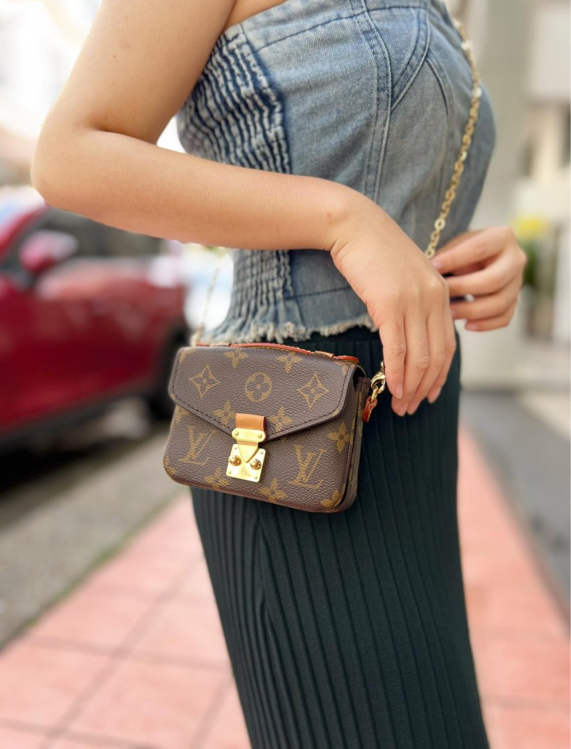 Louis Vuitton Micro Metis Monogram Canvas, Women's Fashion, Bags ...