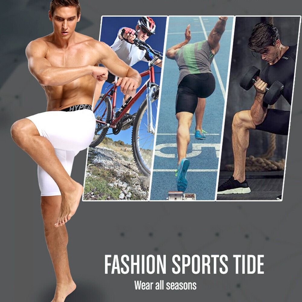 MEN'S COMPRESSION RUNNING SHORTS - BLACK, Men's Fashion, Activewear on ...