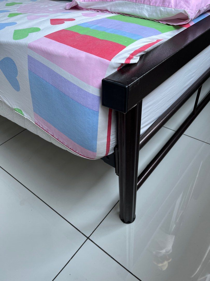 Metal Bunk Bed frame only - Katil Besi 2 Tingkat Katil 3 in 1 Katil ...