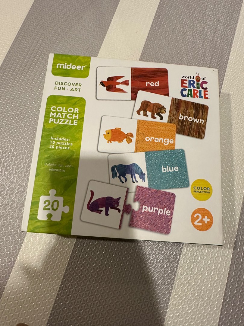Mideer - Color match puzzle, Toys & Collectibles, Permainan Papan ...