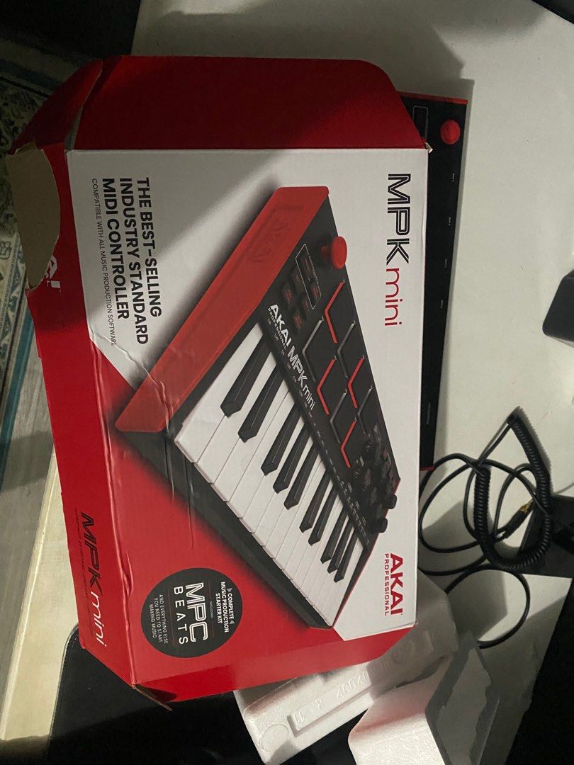 Midi Keyboard Akai MPK mini, Hobbies & Toys, Music & Media, Musical ...